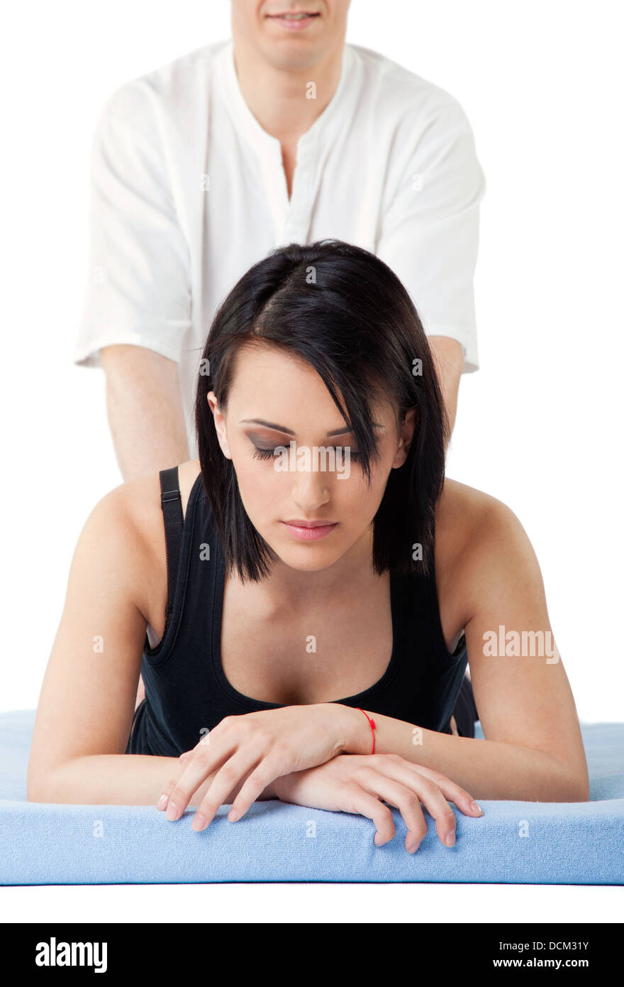 Massage back woman hi-res stock photography and images - Alamy
