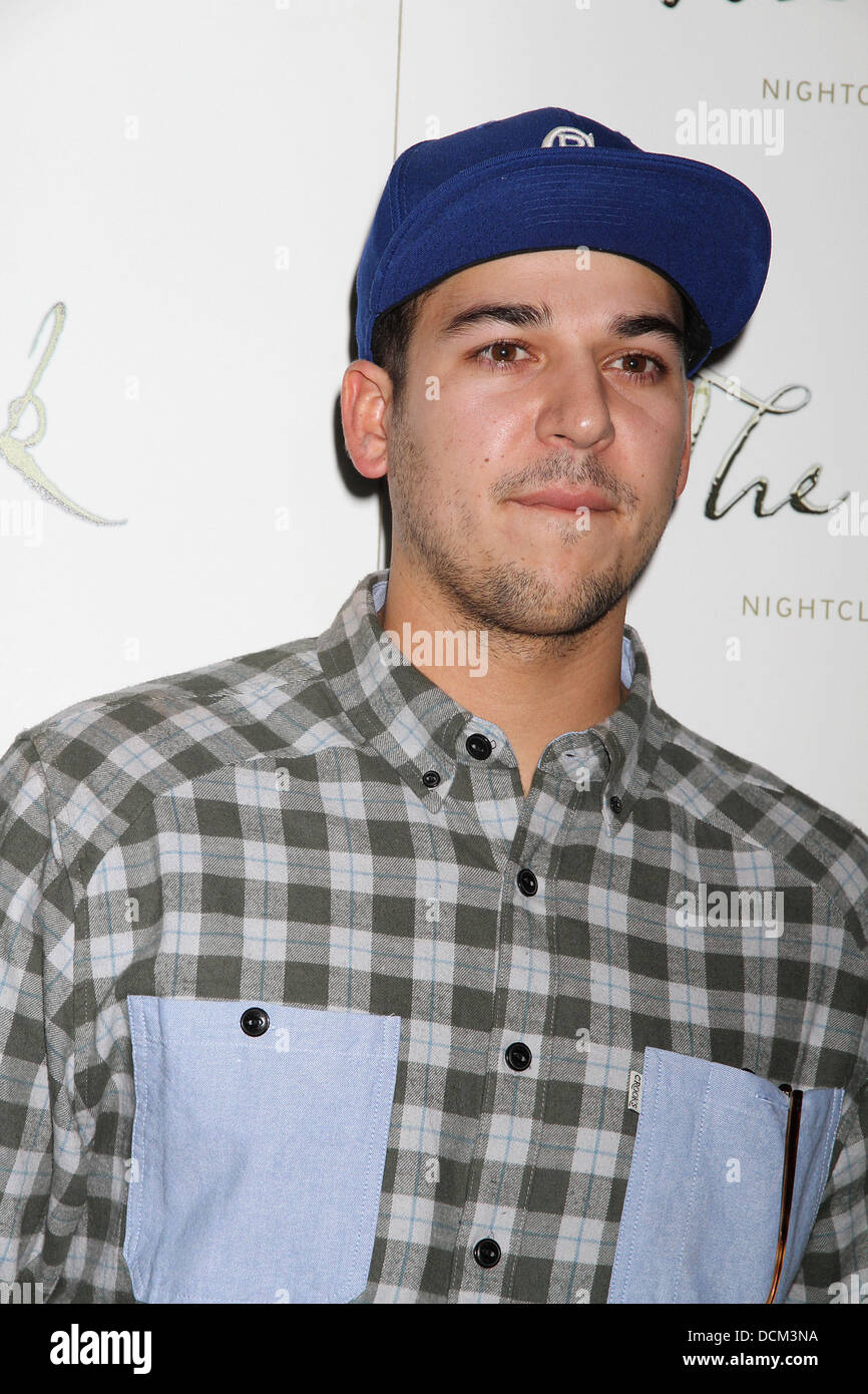 Rob Kardashian Rob Kardashian hosts a night at Bank nightclub inside ...