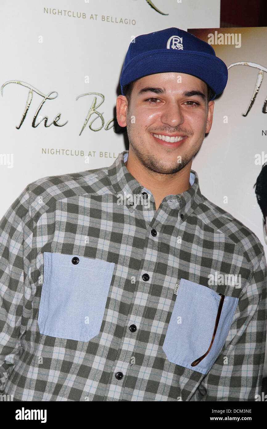 Rob Kardashian Rob Kardashian hosts a night at Bank nightclub inside ...