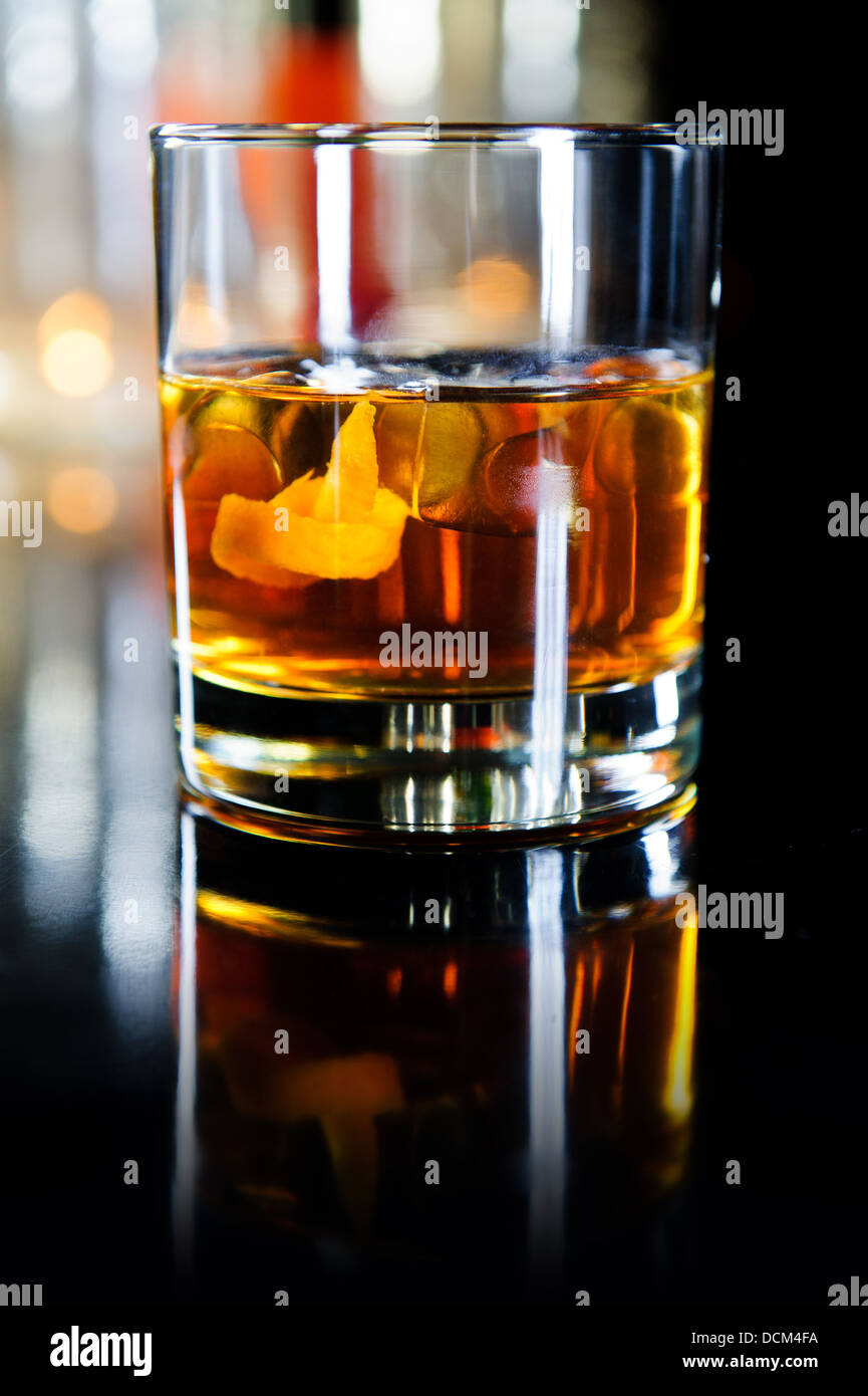 Glass of whiskey Stock Photo - Alamy