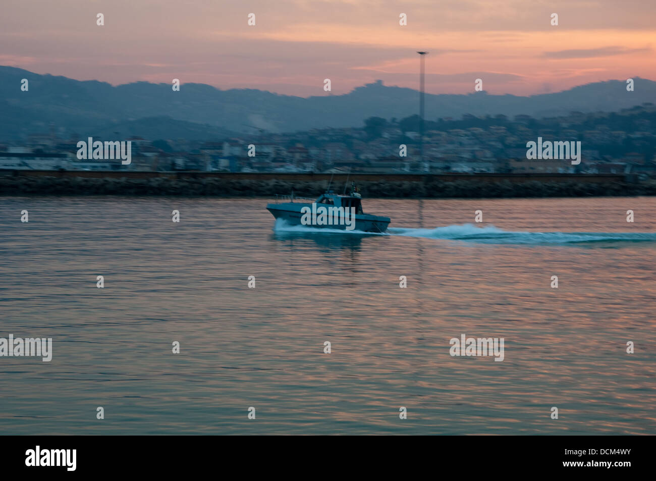 Tramonto (Sunset) a San Bendetto del tronto Stock Photo - Alamy