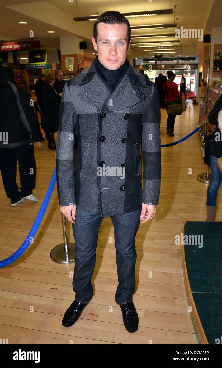 Professional cycilist Nicolas Roche (son of Stephen Roche) signs copies ...