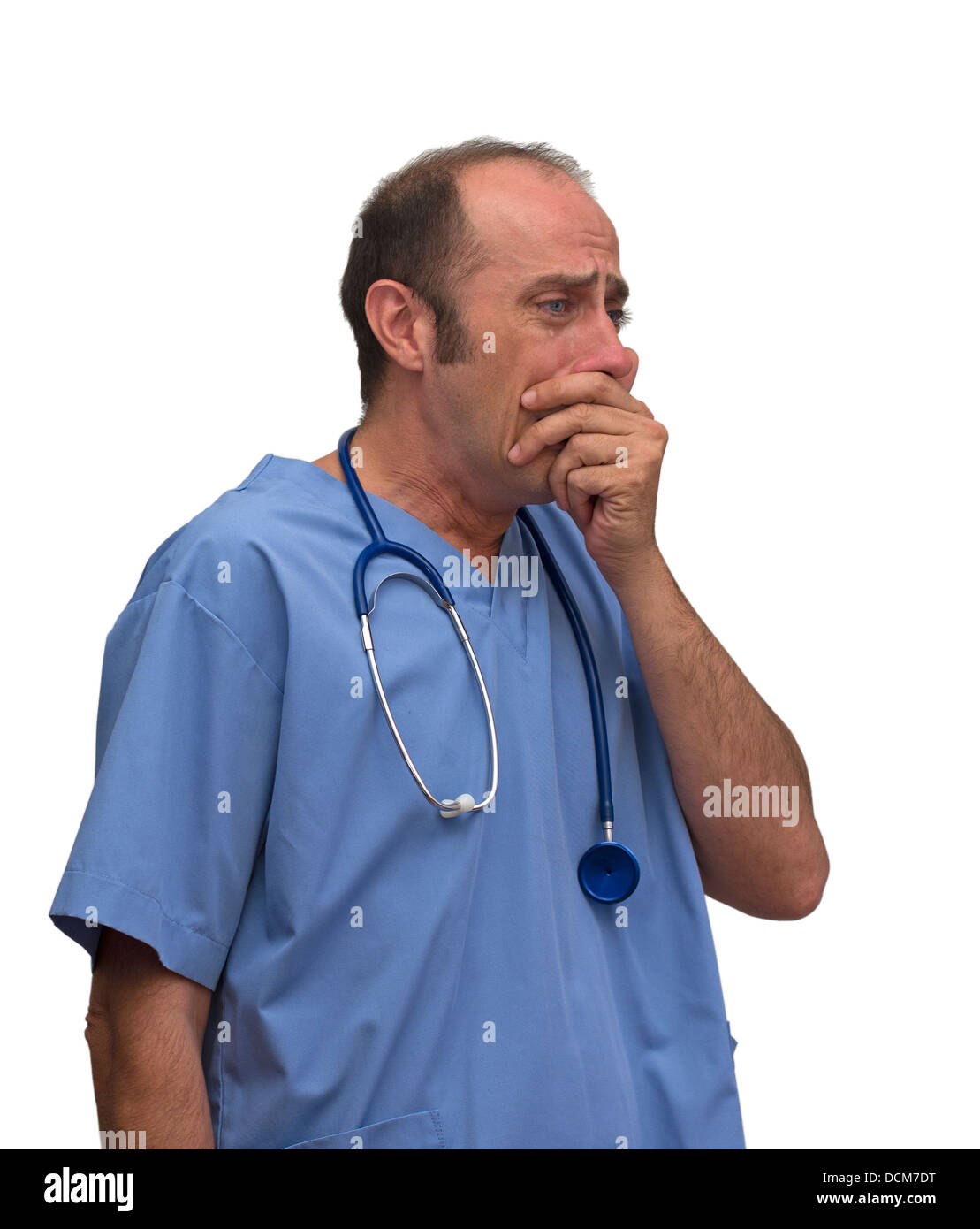 Doctor and unhappy patient and surgery hi-res stock photography and ...