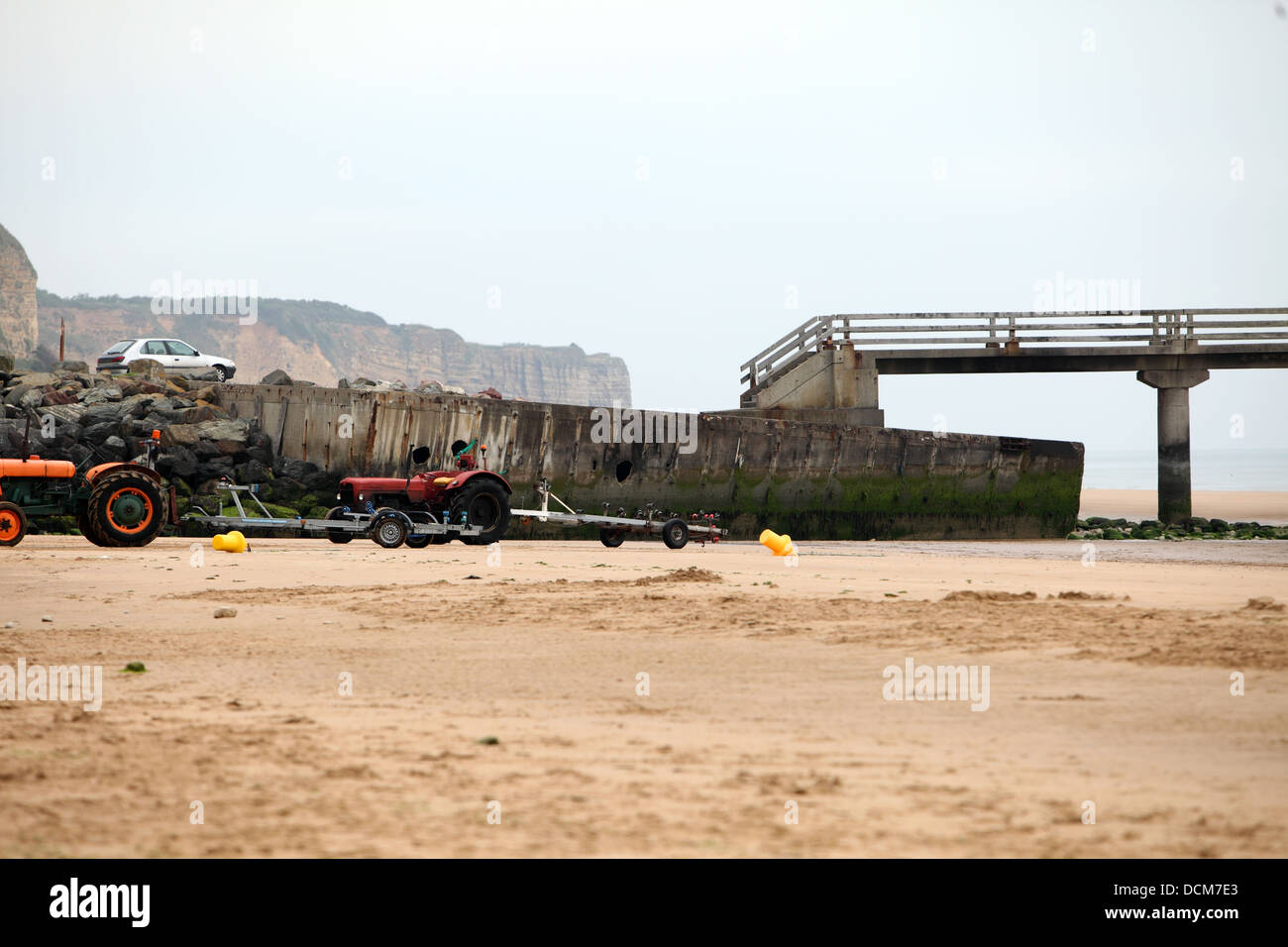 Part of a Mulberry harbour used as part of the structure of the harbour ...