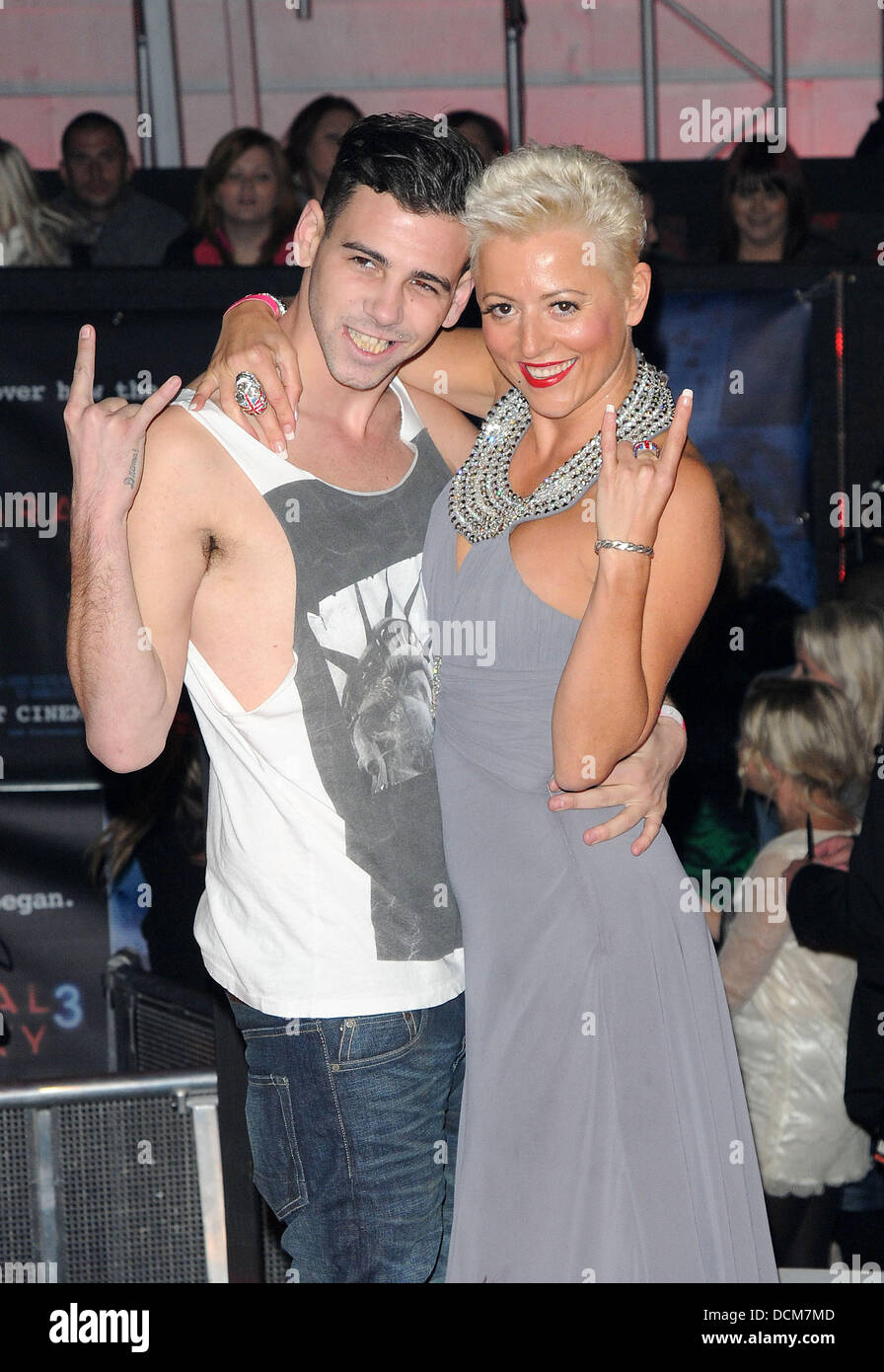 Caroline Monk and Jay Camilleri, at the UK premiere of Paranormal ...