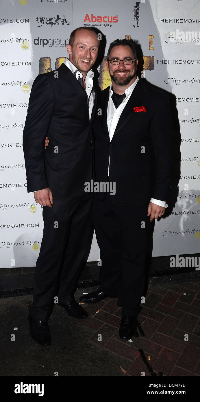 Ben Loyd-Holmes (left) and guest, at the premiere of 'The Hike' at ...