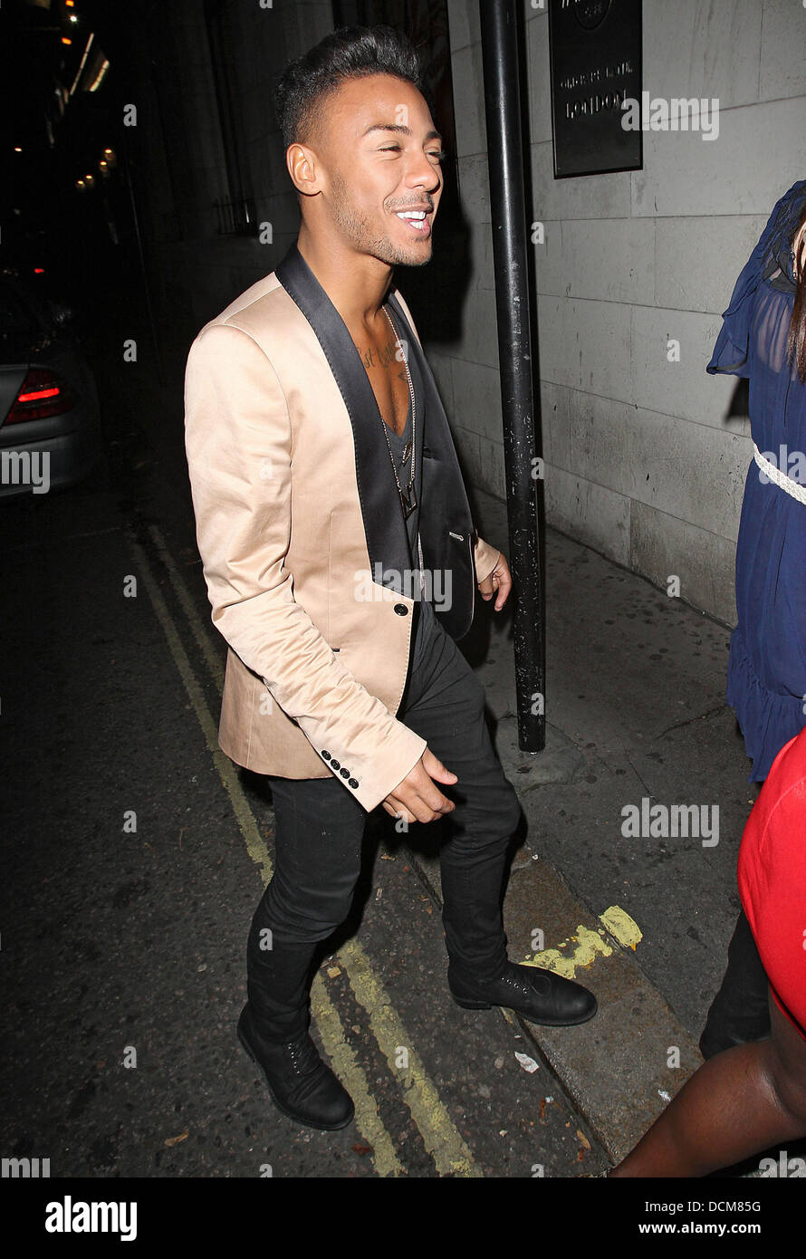 Marcus Collins X Factor finalists enjoy a night out at the Hard Rock ...