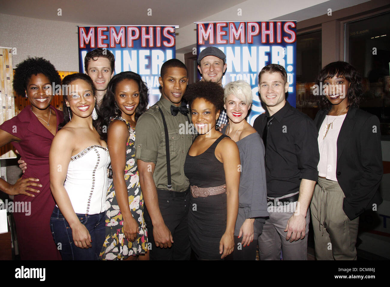 Cast Members The Second Anniversary of the Broadway musical 'Memphis ...