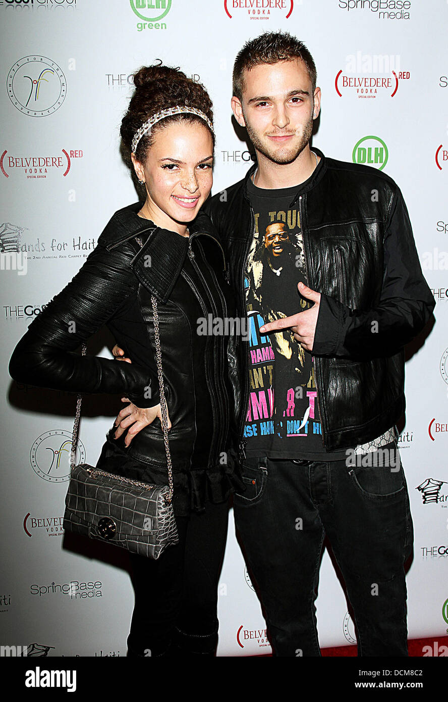 Alex Young and Jared Evan celebrities attend the 'Hands for Haiti ...