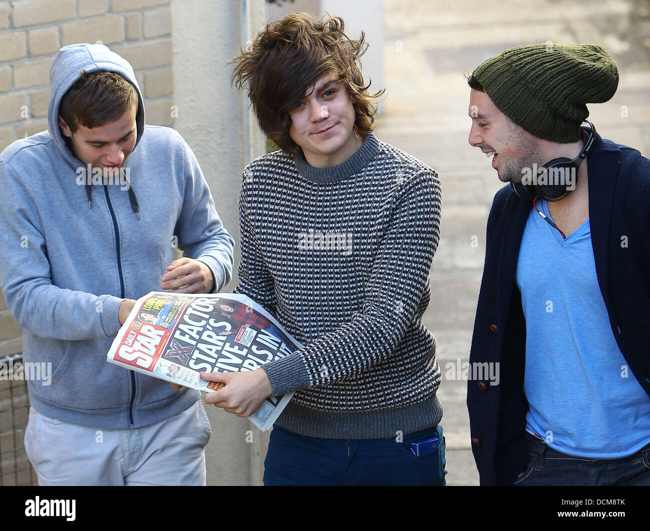 Andrew Merry, Frankie Coccoza and Charlie Healy 'X Factor' finalists at ...