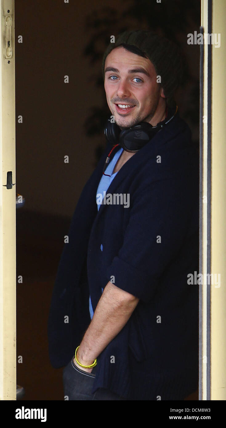 Charlie Healy of The Risk 'X Factor' finalists at the studios for ...