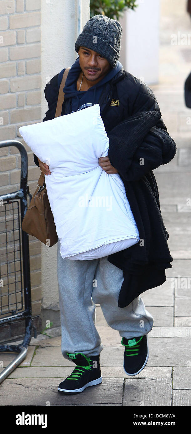 Marcus Collins 'X Factor' finalists at the studios for rehearsals ...