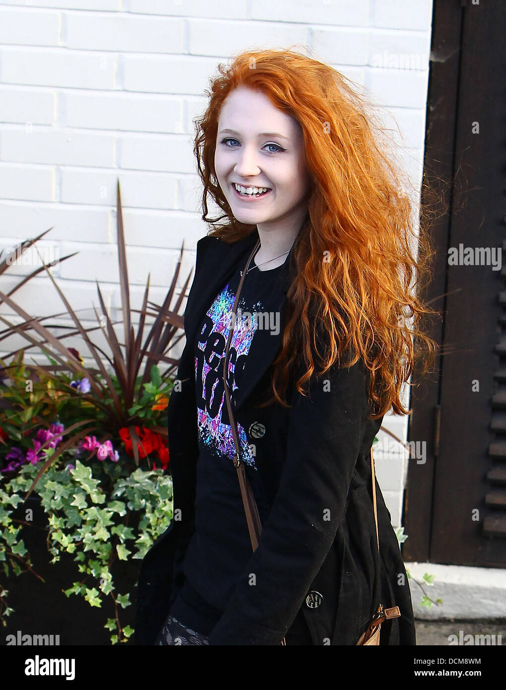 Janet Devlin 'X Factor' finalists at the studios for rehearsals London ...