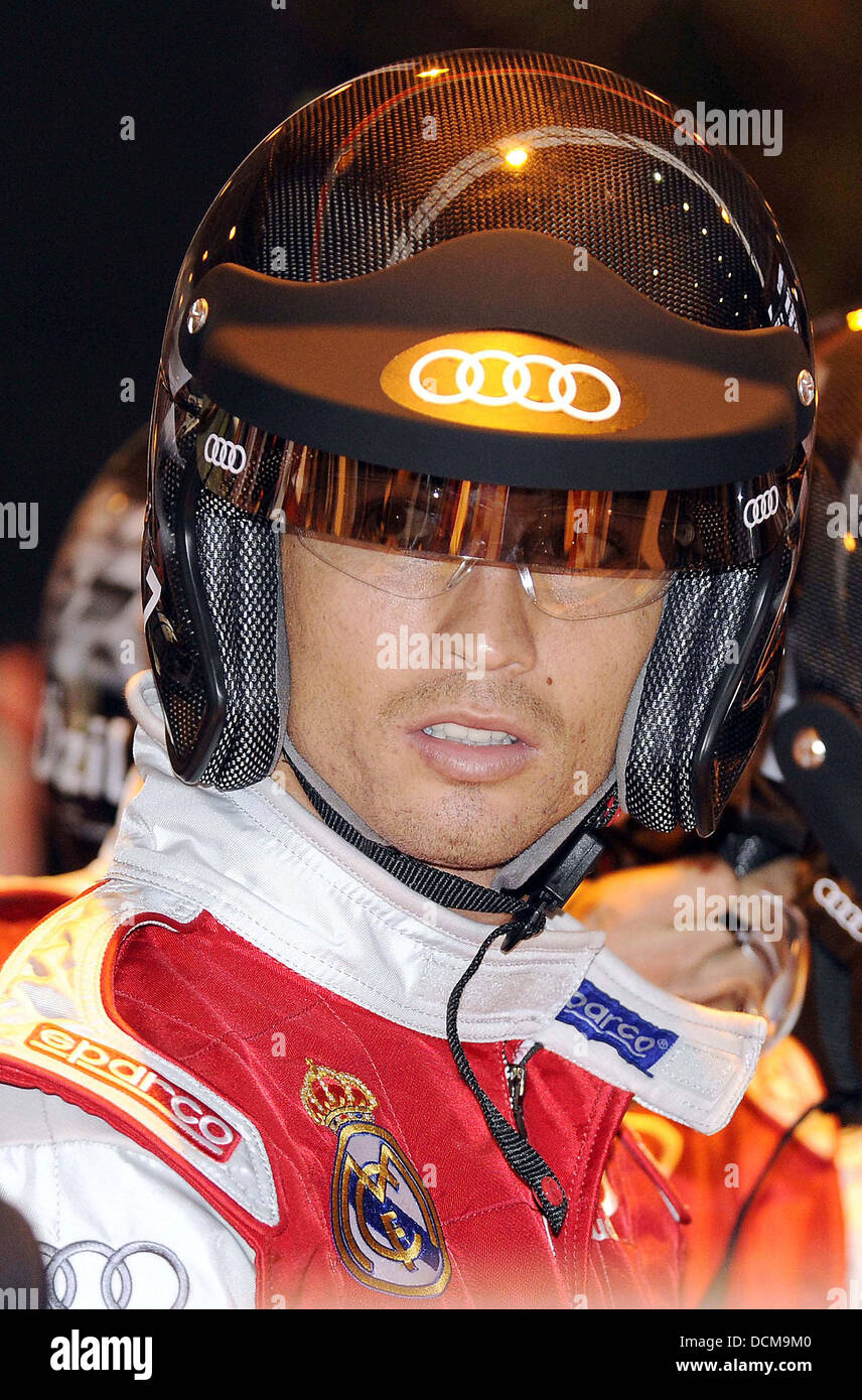 Cristiano Ronaldo, Real Madrid players participate in a kart race at ...