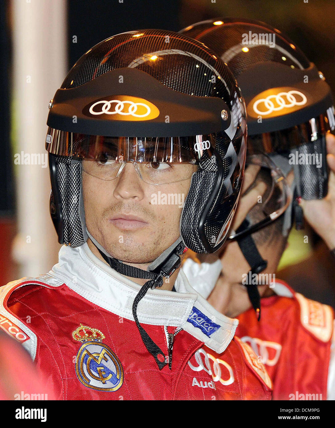 Cristiano Ronaldo, Real Madrid players participate in a kart race at ...