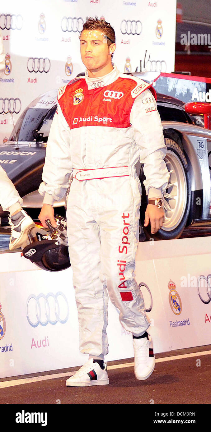 Cristiano Ronaldo, Real Madrid players participate in a kart race at ...