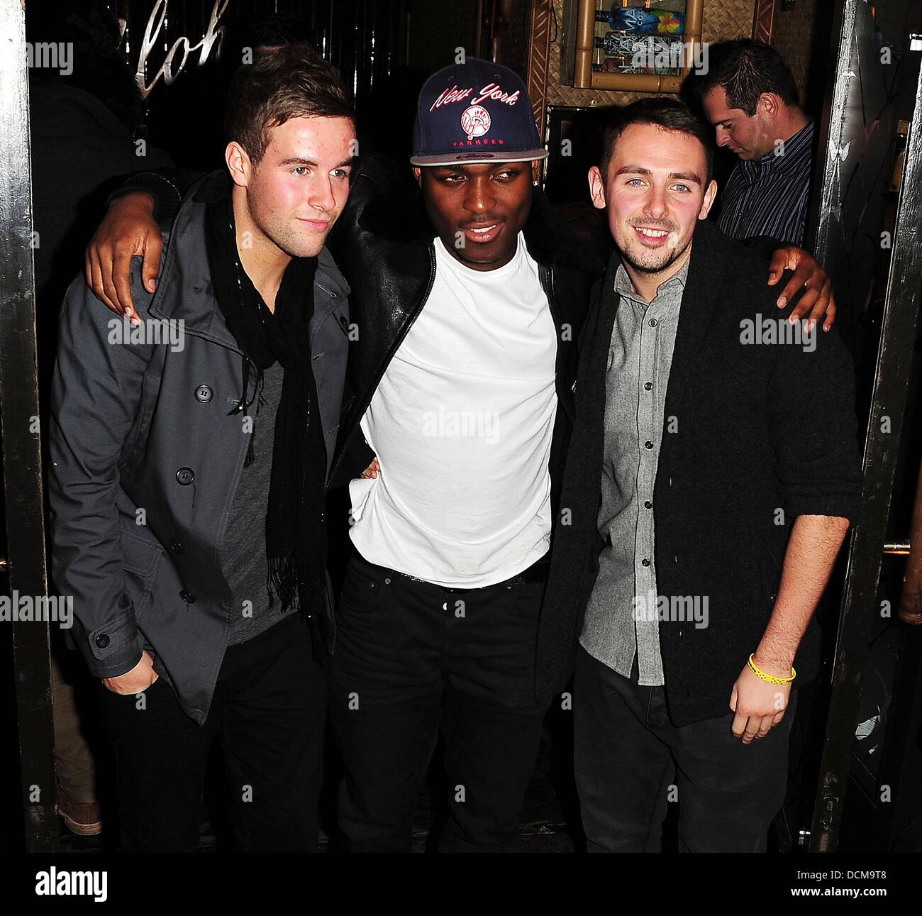 X Factor finalists (L to R) Andrew Merry, Derry Mensah and Charlie ...