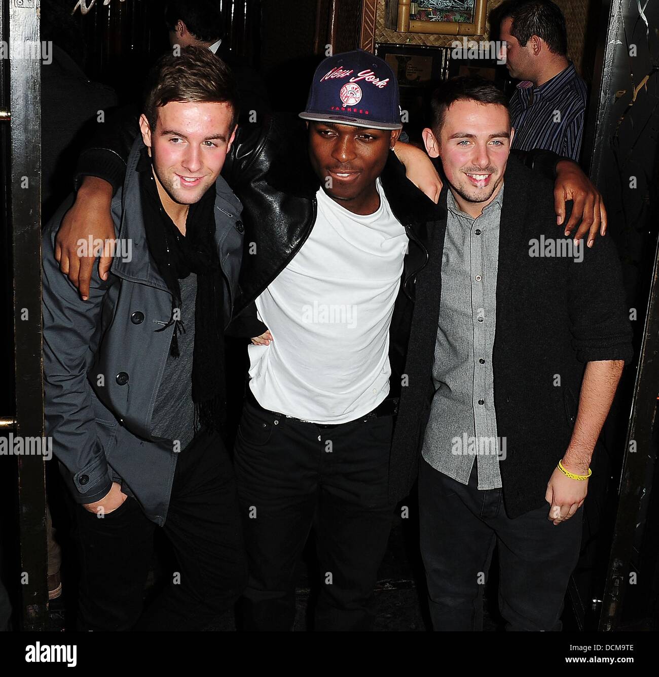 X Factor finalists (L to R) Andrew Merry, Derry Mensah and Charlie ...
