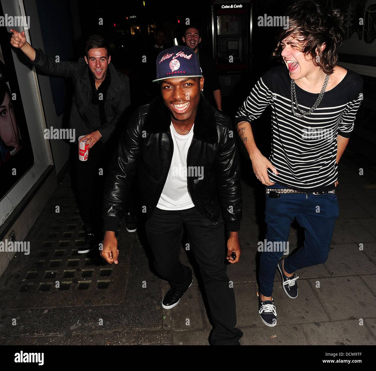 X Factor finalists Derry Mensah, Andrew Merry and Charlie Healy of The ...