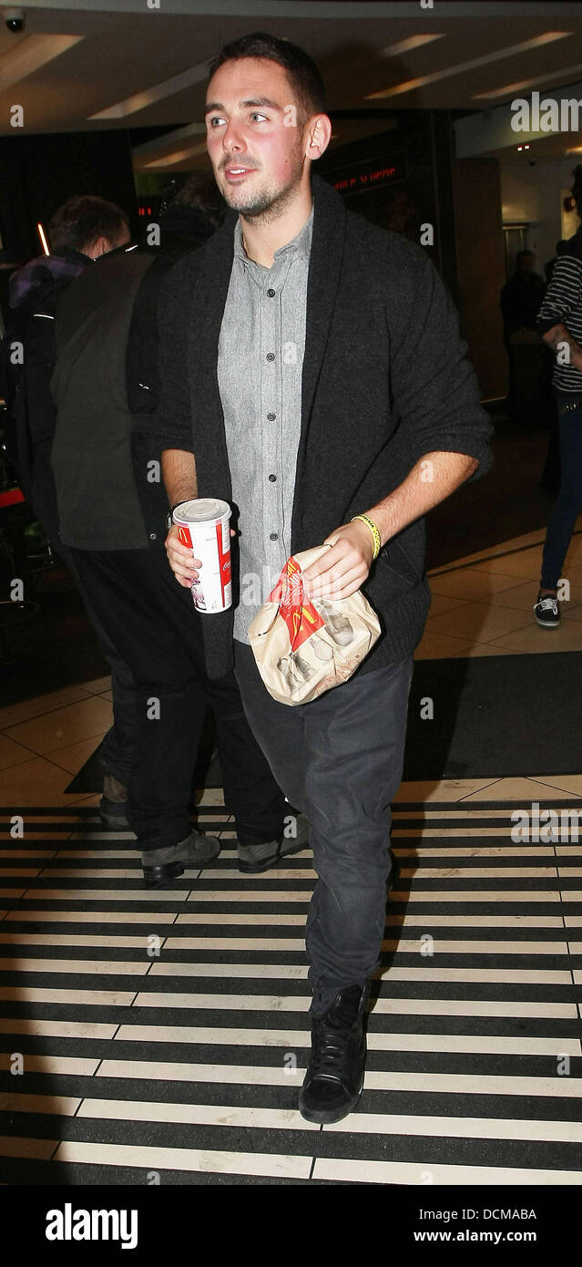 Charlie Healy of The Risk at McDonald's restaurant London, England - 20 ...