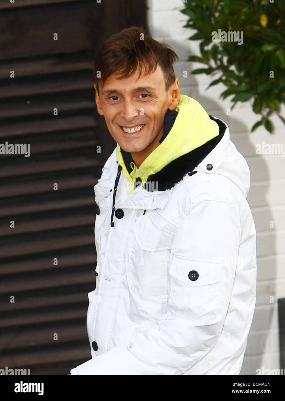 Johnny Robinson arrives at 'The X Factor' studios London, England - 21. ...