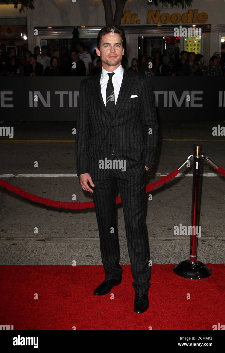 Matt Bomer The Premiere of 'In Time' held at Regency Village Theatre ...