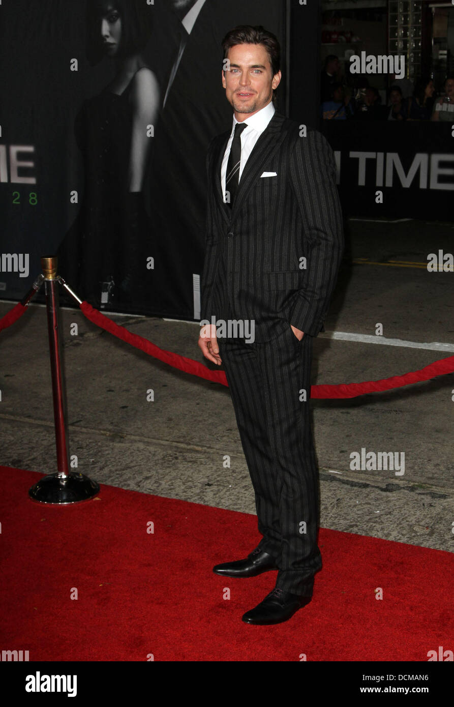 Matt Bomer The Premiere of 'In Time' held at Regency Village Theatre ...