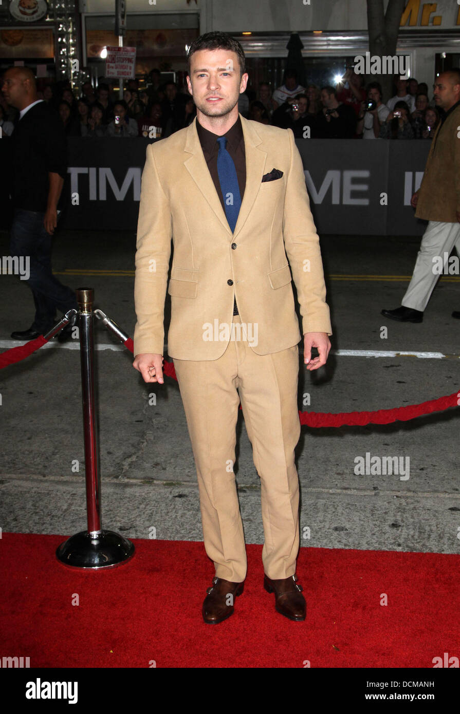 Justin Timberlake The Premiere of 'In Time' held at Regency Village ...