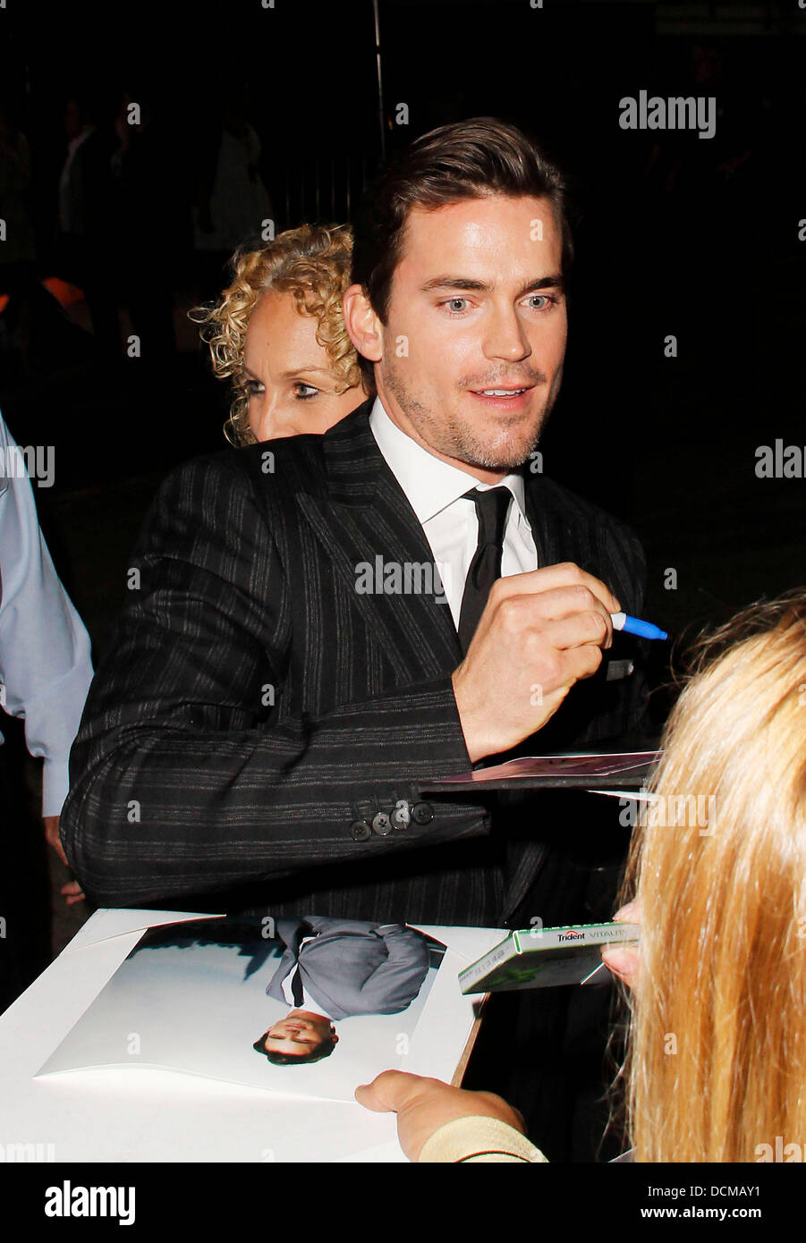 Matt Bomer The Premiere of 'In Time' held at Regency Village Theatre ...