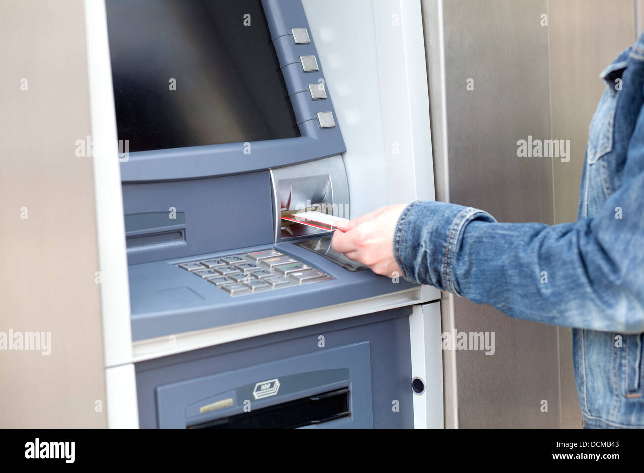 Bank teller customer girl hi-res stock photography and images - Alamy
