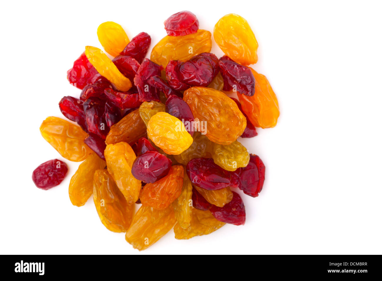 Golden and red raisins Stock Photo - Alamy