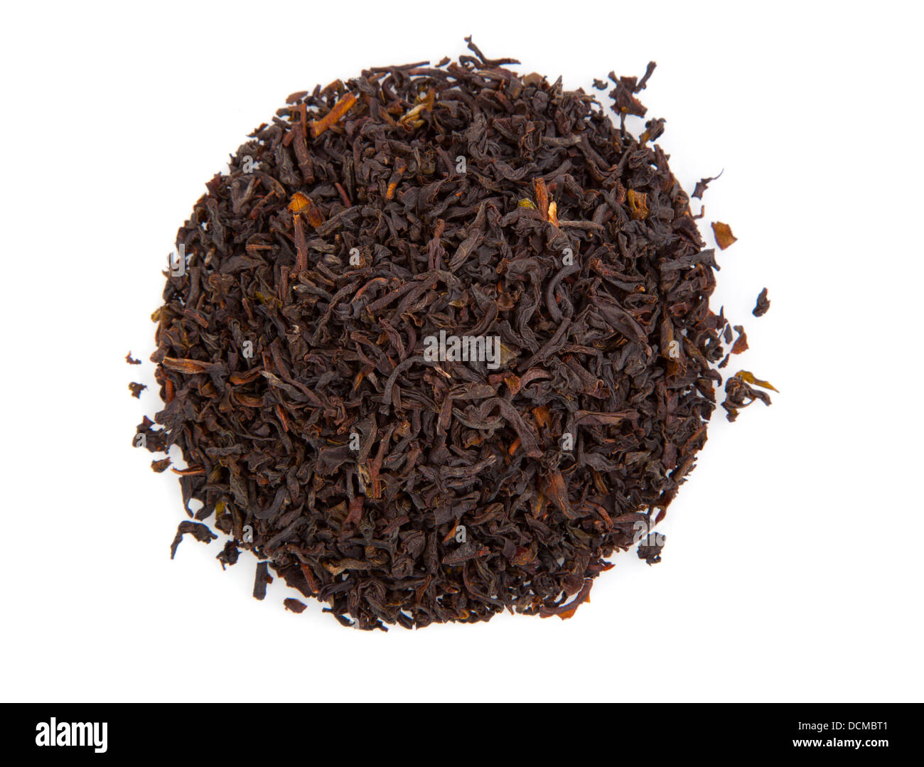 black tea on white background Stock Photo - Alamy