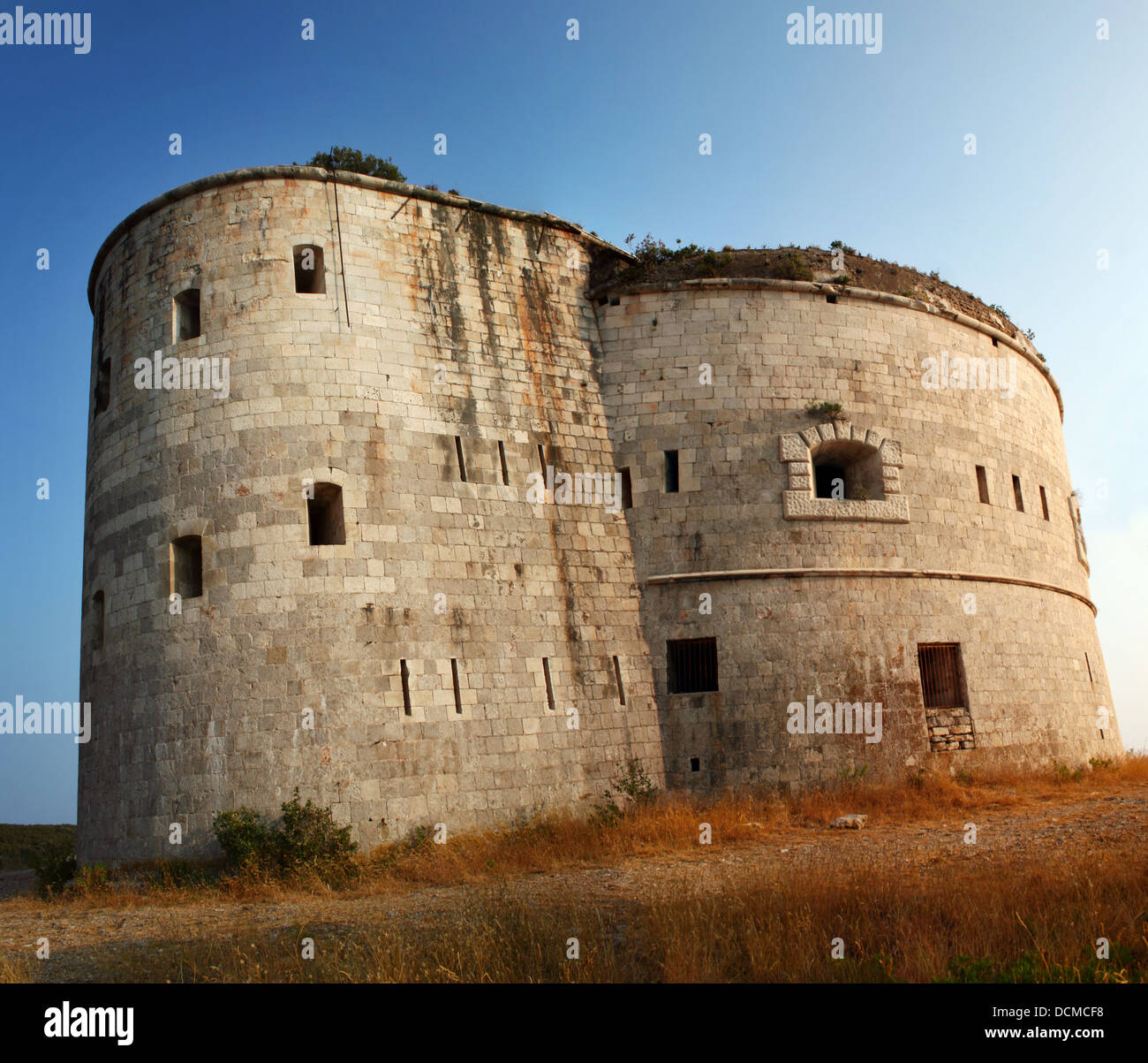 Fort Arza, Zanjic, Boka Kotorska Bay, Montenegro Stock Photo - Alamy