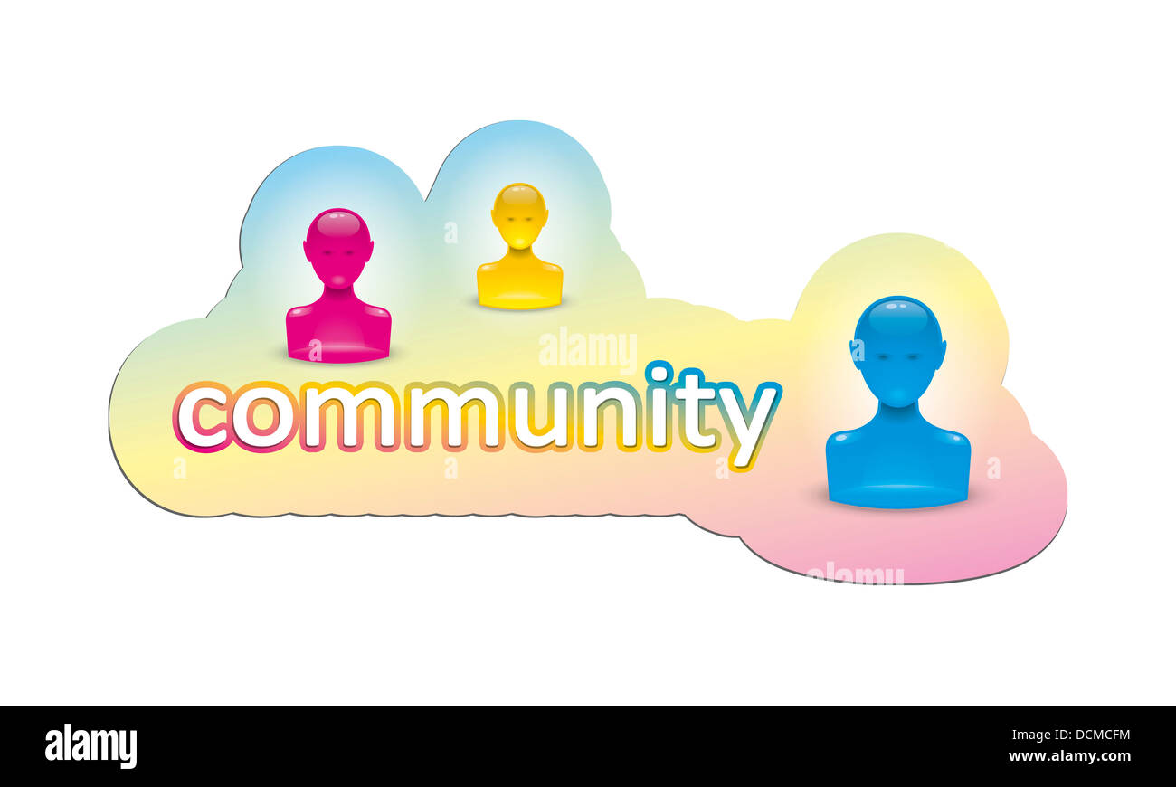 Green community graphic hi-res stock photography and images - Alamy