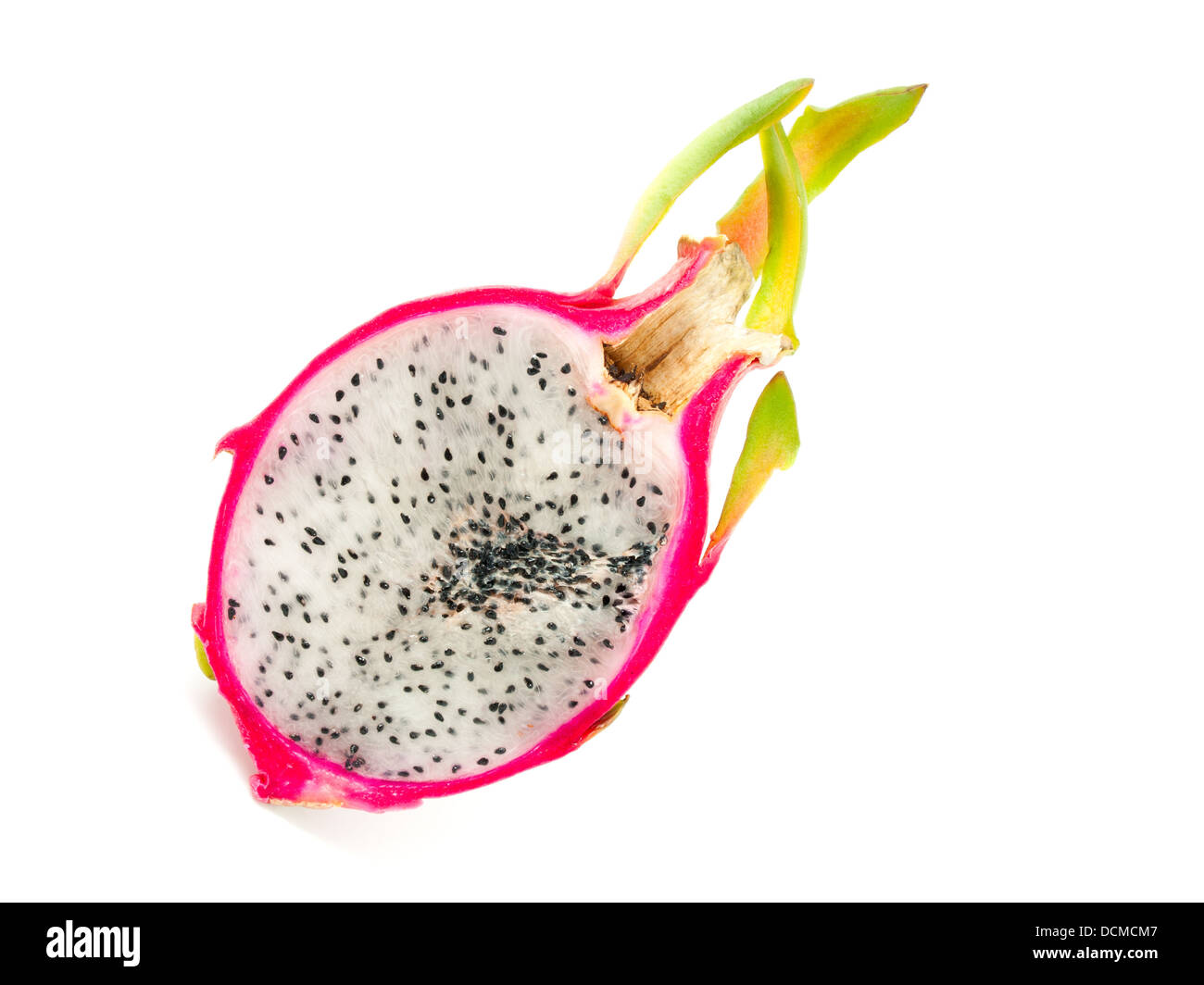 dragon fruit on white background Stock Photo - Alamy