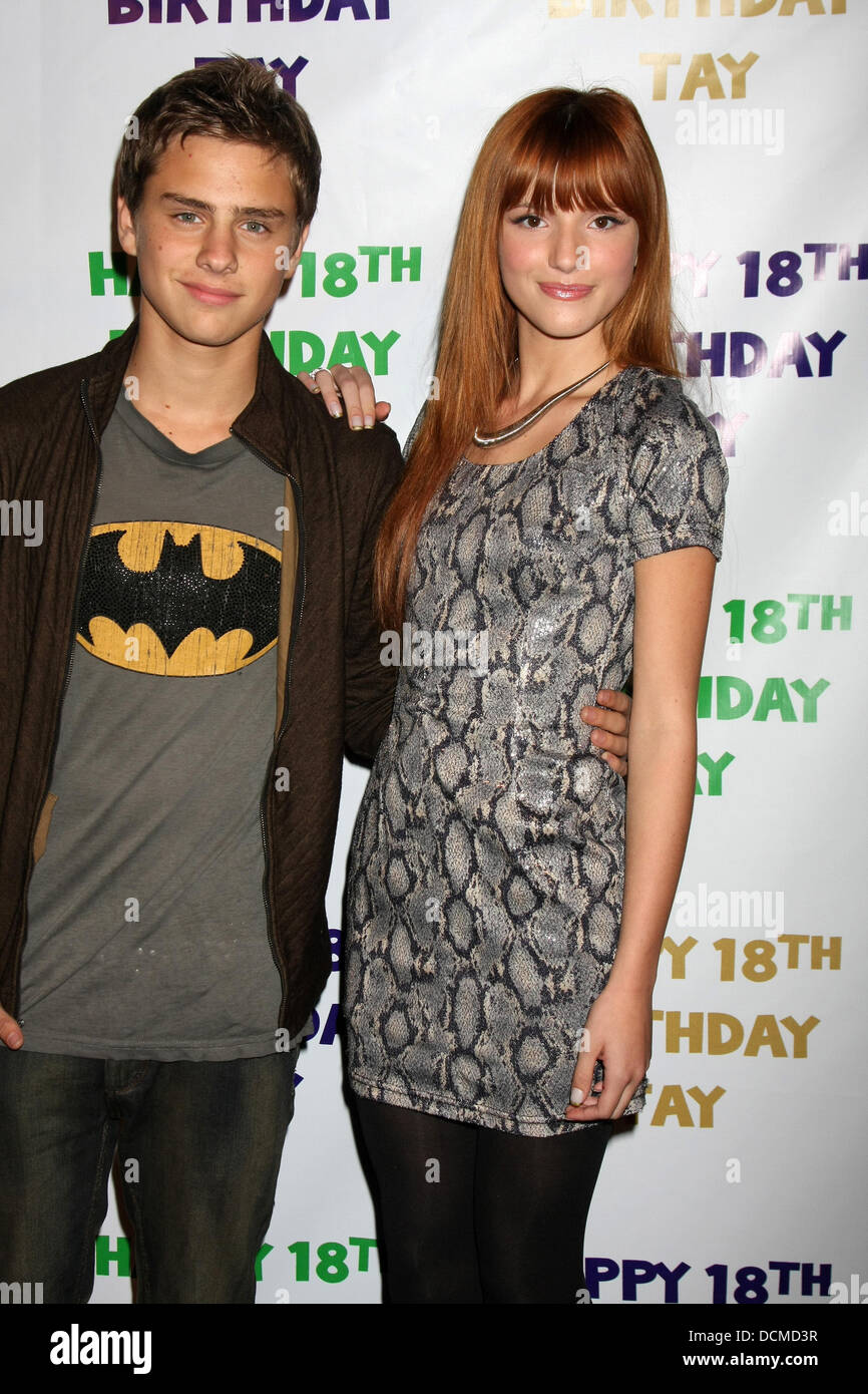 Garrett Backstrom, Bella Thorne Taylor Spreitler's 18th Birthday Party ...