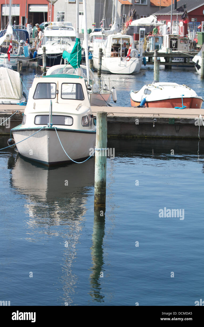 Faaborg harbor - Denmark Stock Photo - Alamy