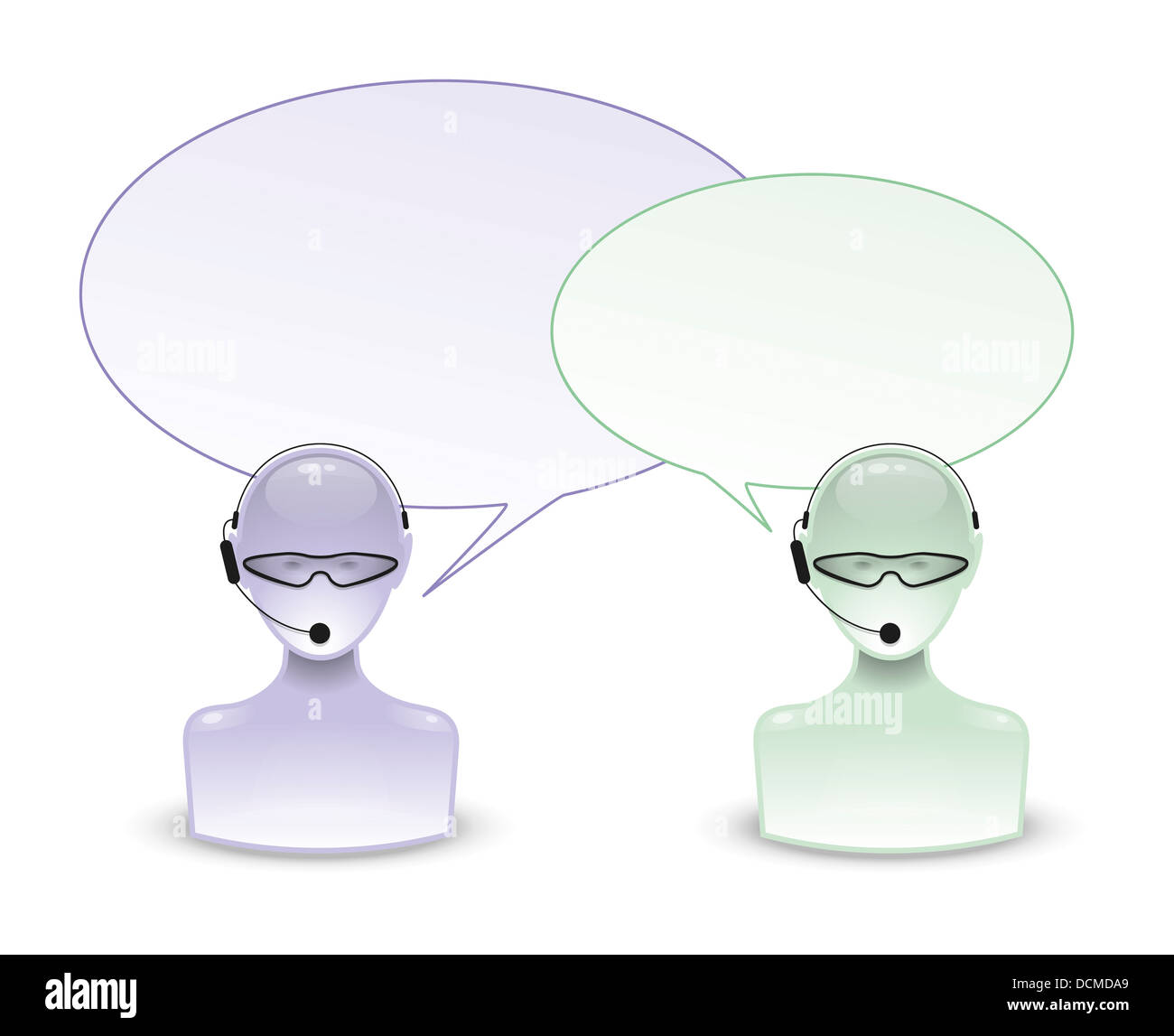 talking people icon Stock Photo - Alamy