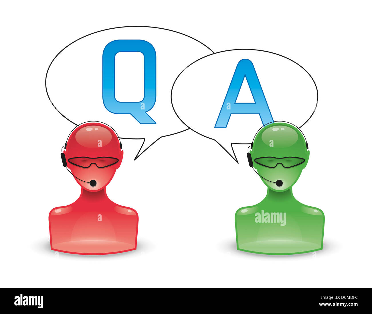 question and answer Stock Photo - Alamy