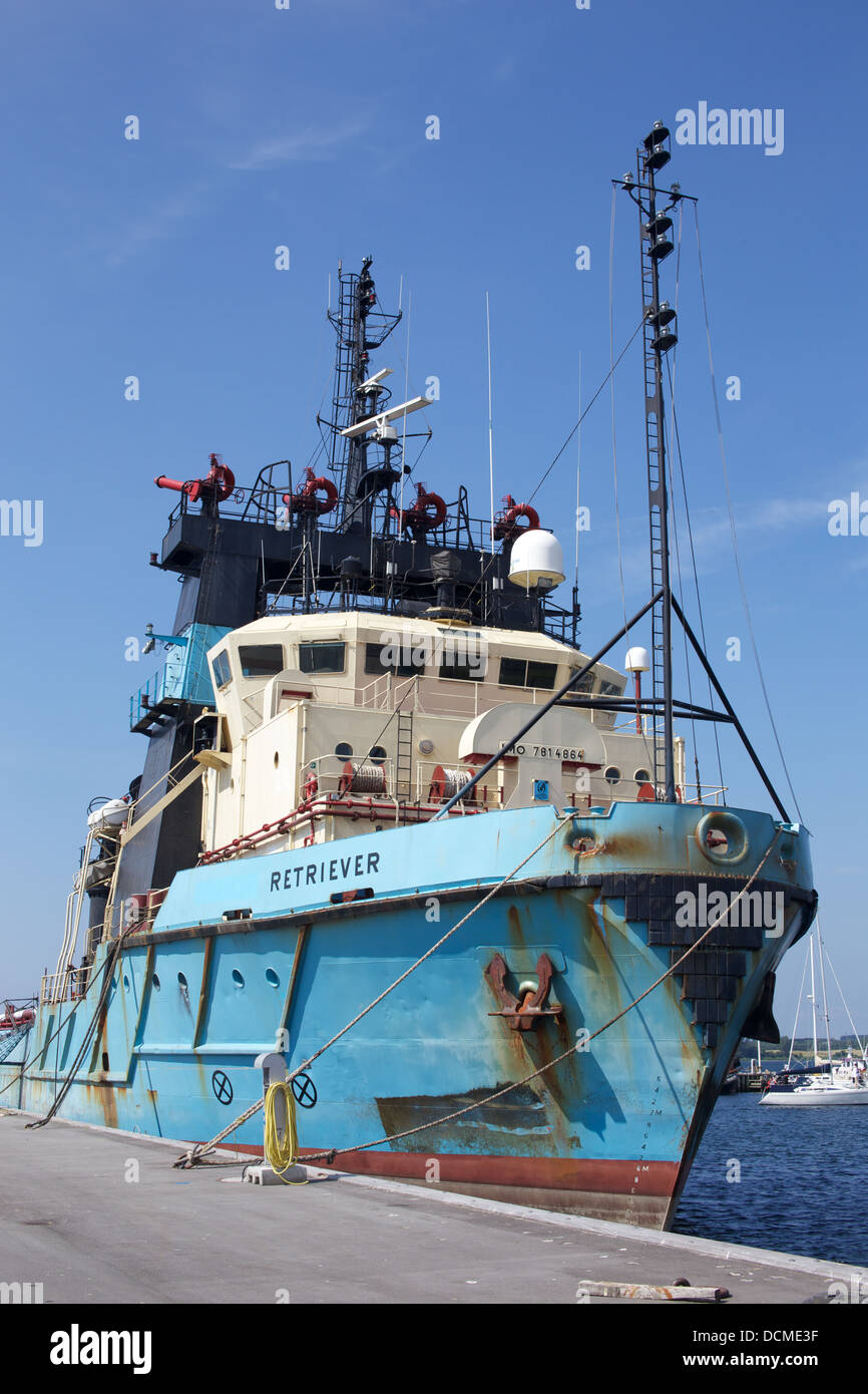 Faaborg harbor - Denmark Stock Photo - Alamy
