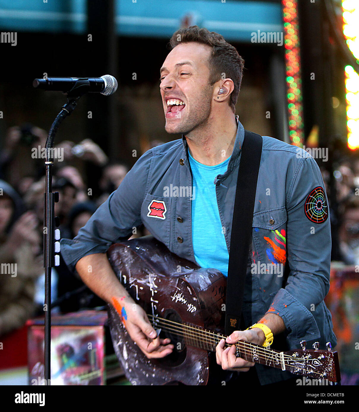 Coldplay performing live on the 'Today' show as part of their Toyota ...