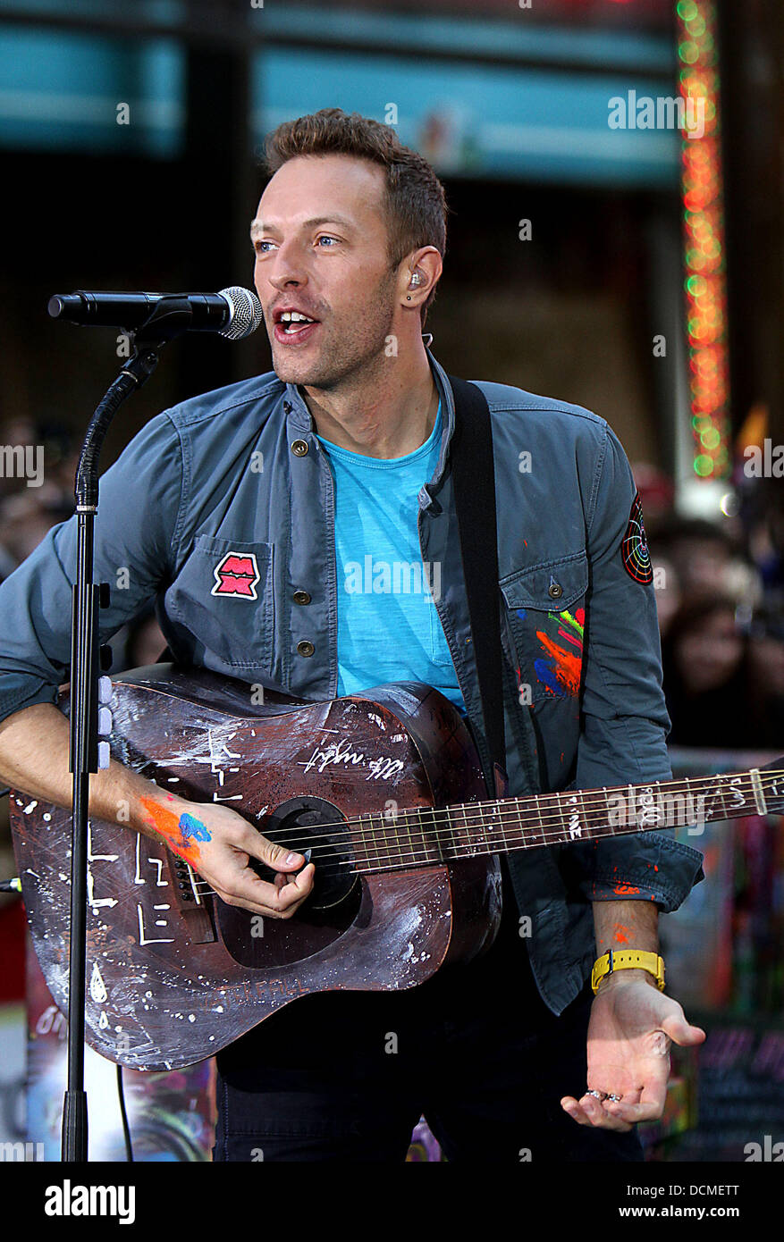 Coldplay performing live on the 'Today' show as part of their Toyota ...