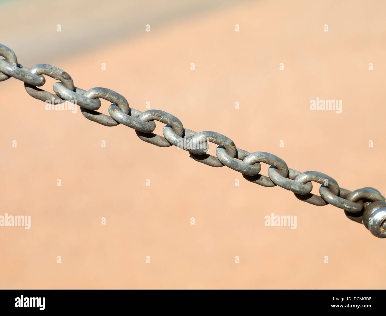 Old weathered industrial steel chain Stock Photo - Alamy