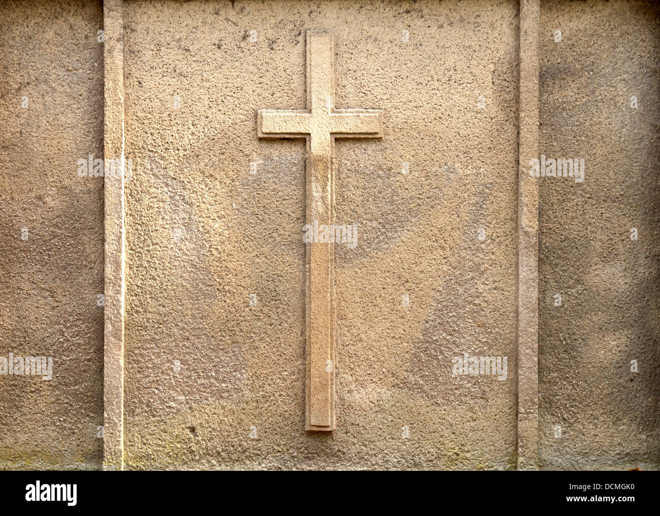 cross on wall background Stock Photo - Alamy