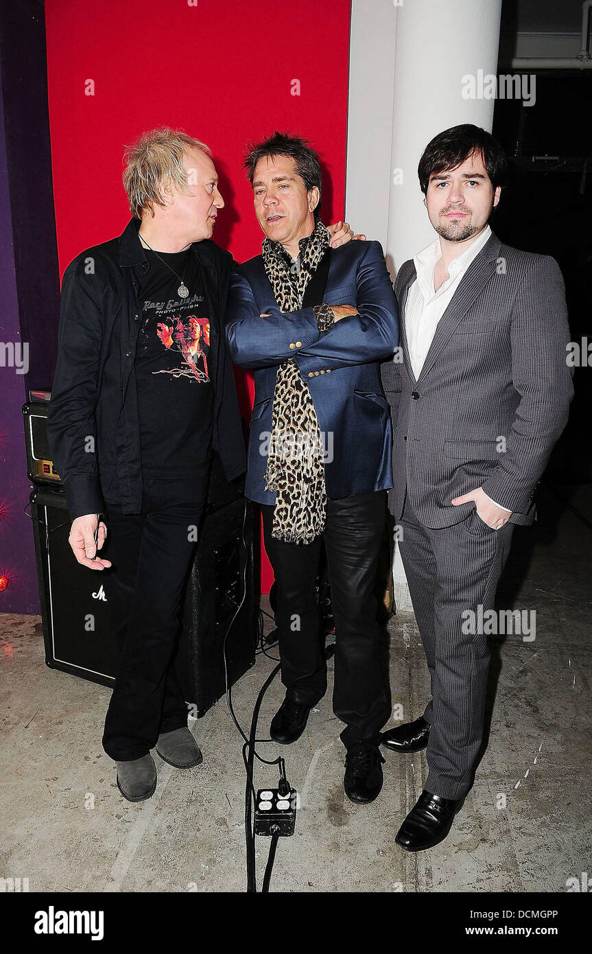 Jimmy Kunes, Andy Hilfiger and Luke Watson during Andy Hilfiger's ...