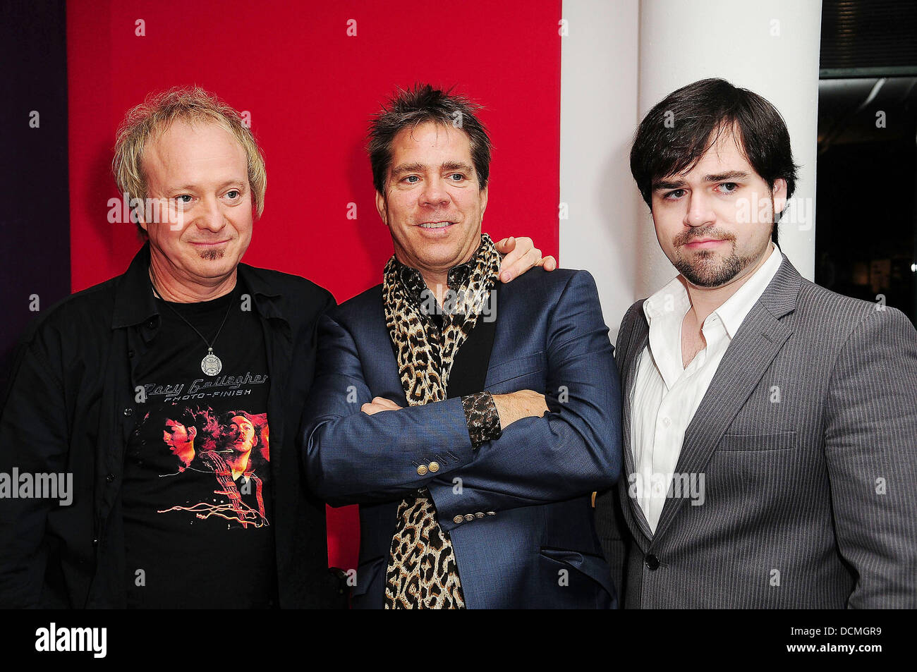 Jimmy Kunes, Andy Hilfiger and Luke Watson during Andy Hilfiger's ...
