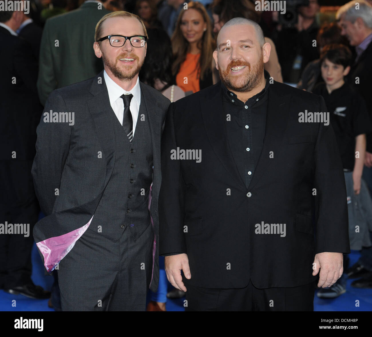 Simon pegg and nick frost tintin hi-res stock photography and images ...