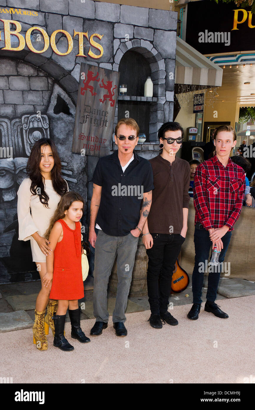 Billy Bob Thornton with his girlfriend Connie Angland, and children The ...