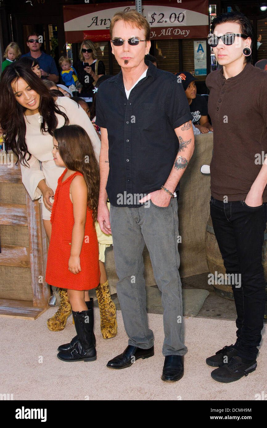 Billy Bob Thornton with his girlfriend Connie Angland, and children The ...