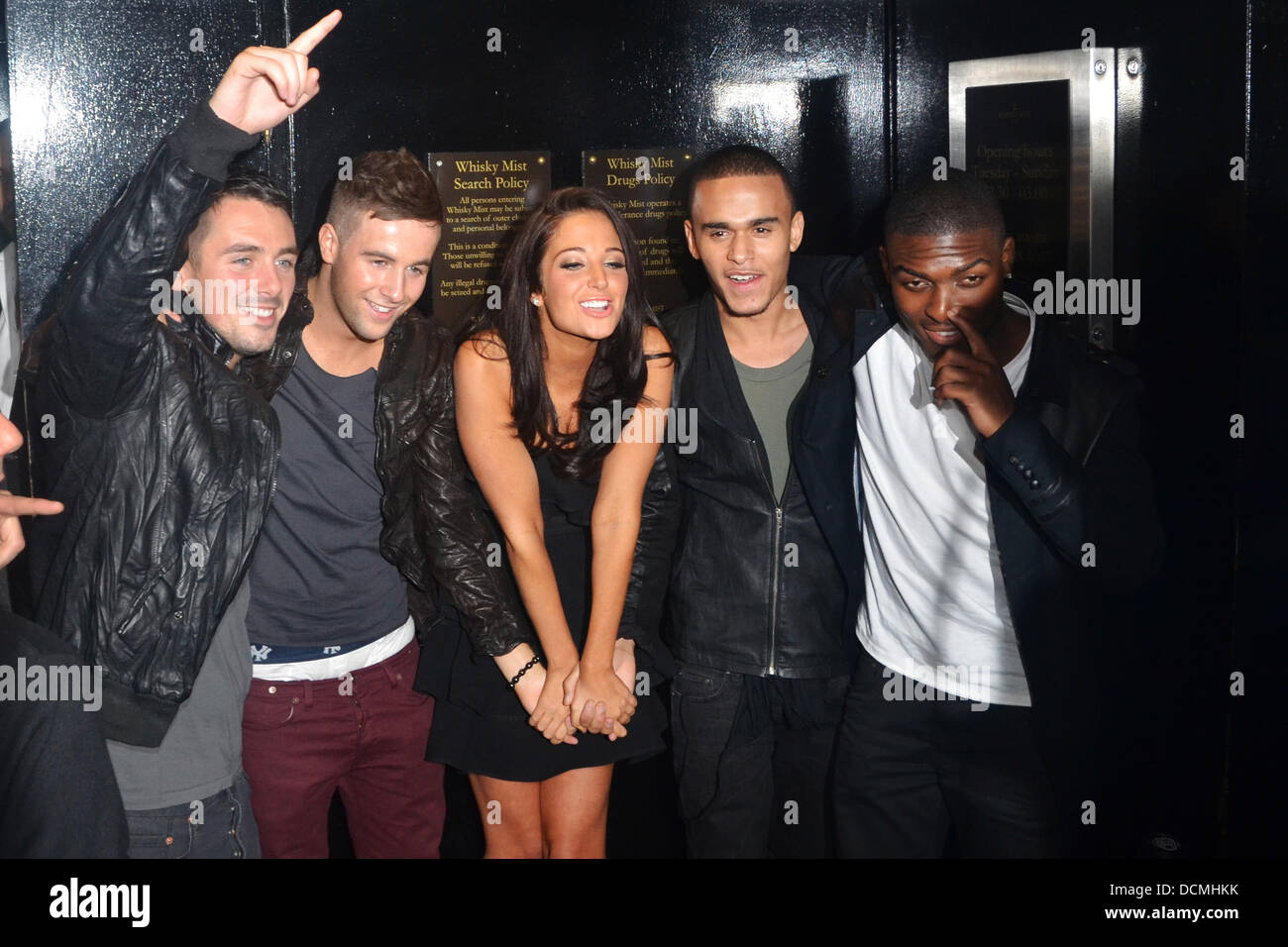 Charlie Healy, Andrew Merry, Ashley Baptiste and Derry Mensah of The ...